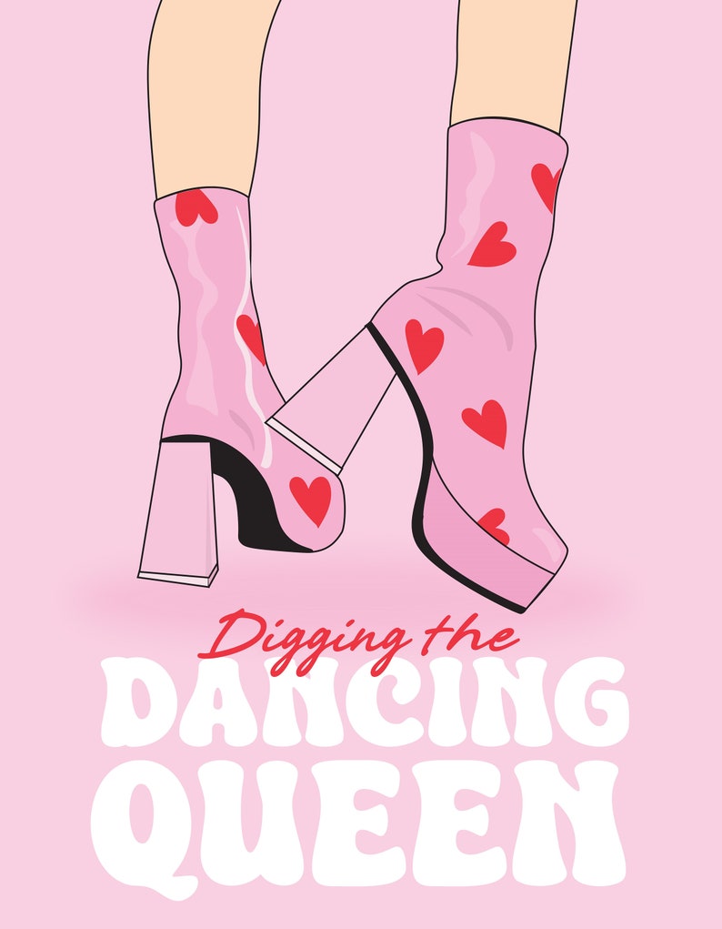 Abba Dancing Queen Print - Etsy