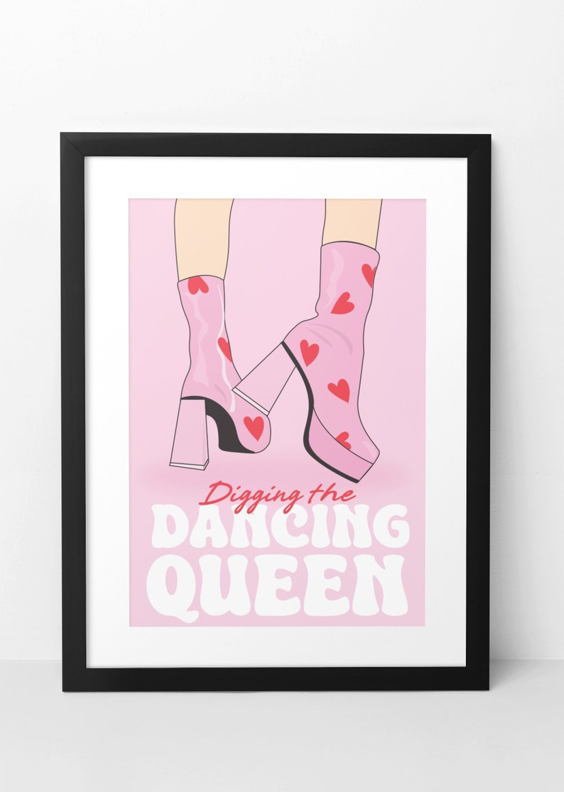 Abba Dancing Queen Print - Etsy