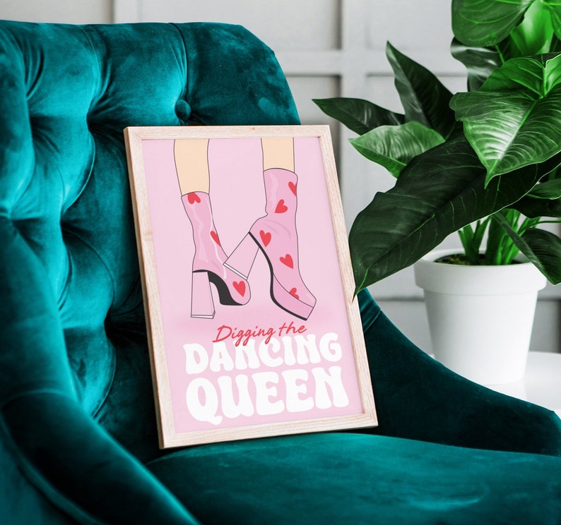 Abba Dancing Queen Print - Etsy