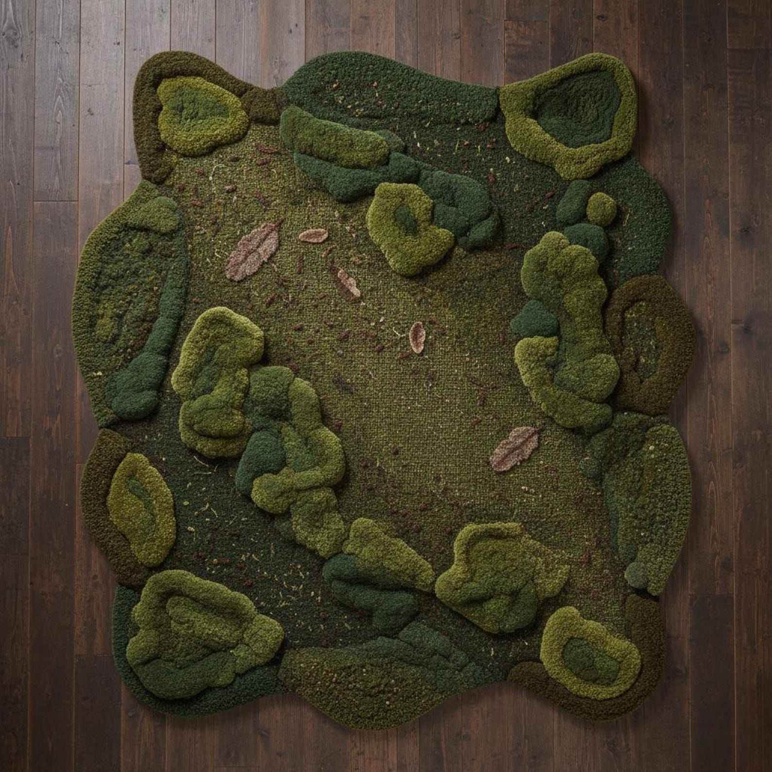 Hand-tufted Moss Rug – 3D Forest Landscape Carpet - Etsy