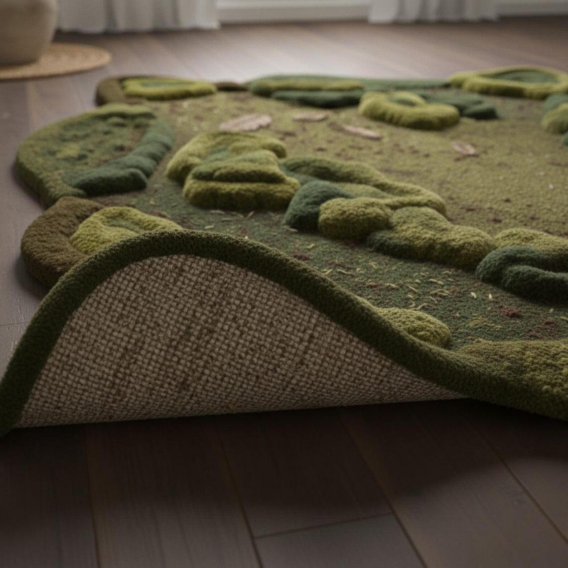 Hand-tufted Moss Rug – 3D Forest Landscape Carpet - Etsy