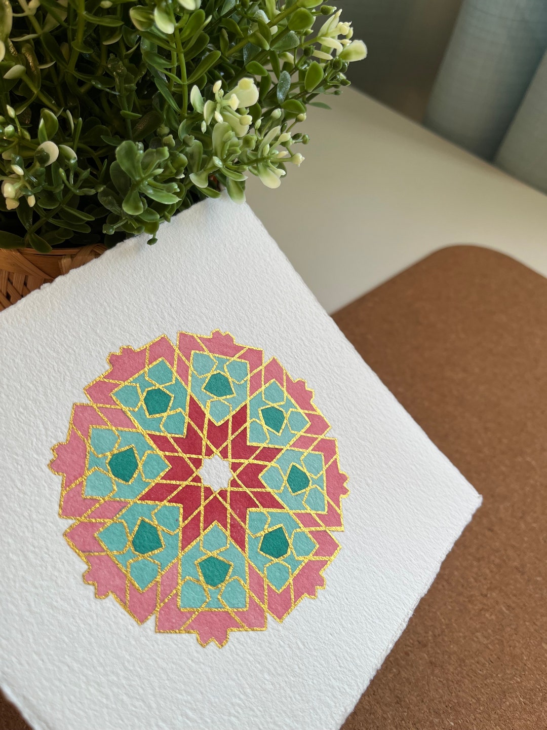 Original Watercolor Geometry of the Alhambra - Etsy