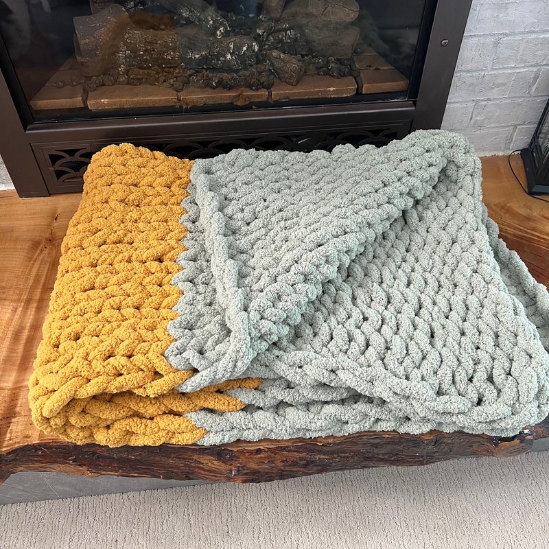 Knit Lap Blanket - Etsy