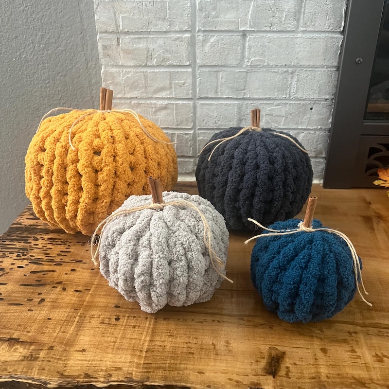 Chunky Yarn Pumpkin - Etsy