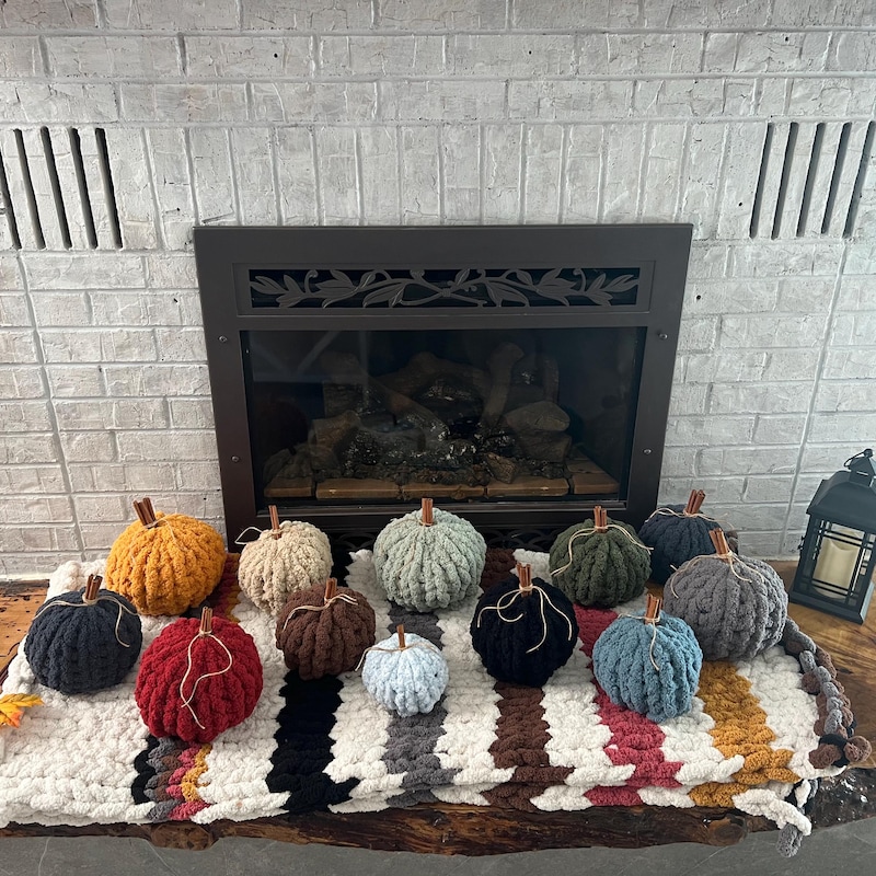 Chunky Yarn Pumpkin - Etsy