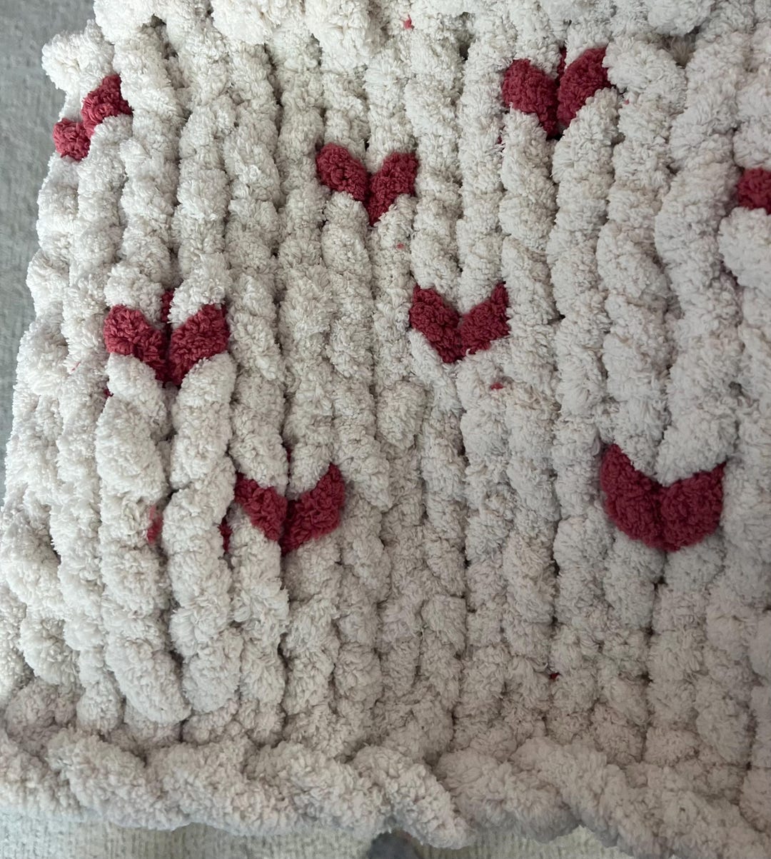 For the Love of All Things Pretty, Heart Shaped Blanket - Etsy