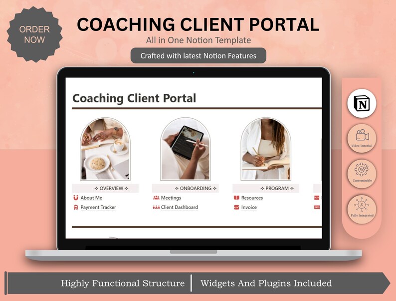 COACHING CLIENT PORTAL - Payment Tracker, Task Manager Template ...