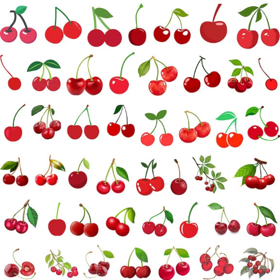 Cherry SVG BUNDLE, Fruits SVG , Cherry Svg, Cherries Svg, Cherries ...