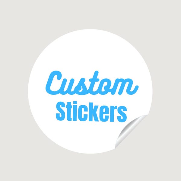 Small Custom Sticker - Etsy