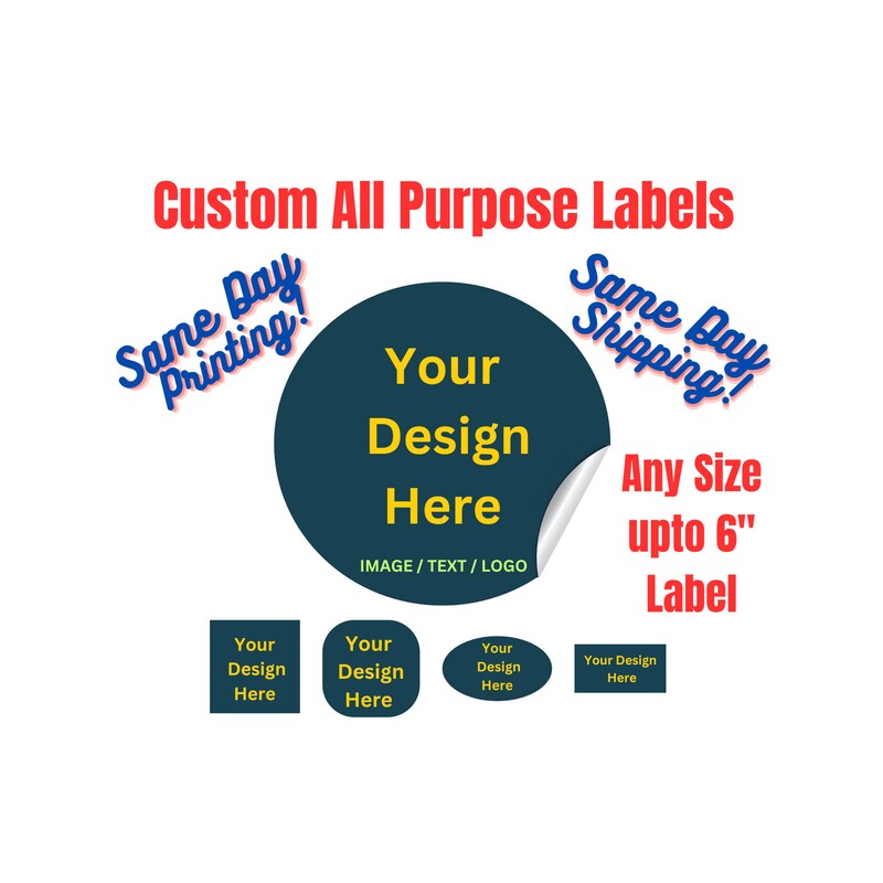 Custom Logo Stickers - Etsy