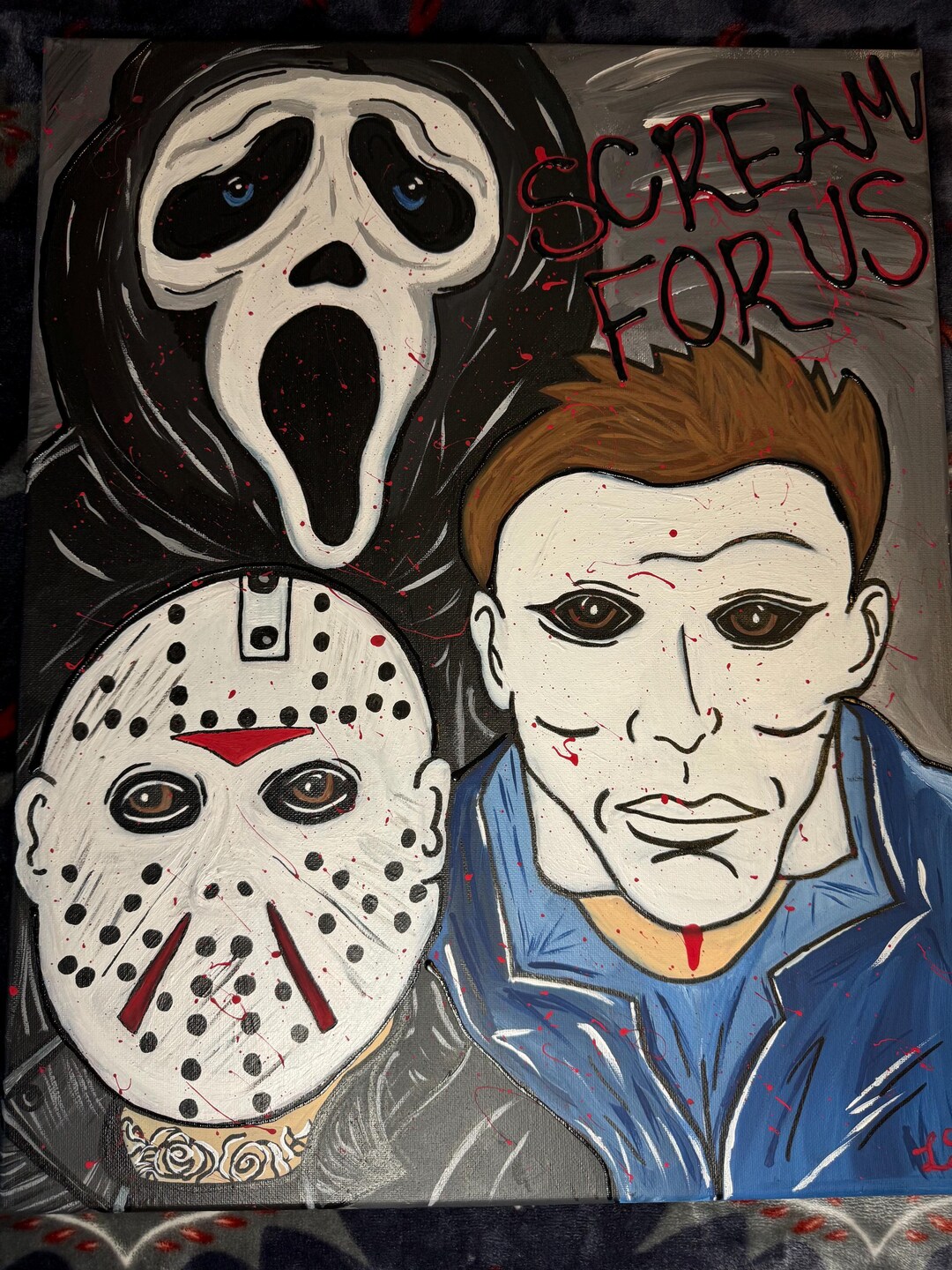 Scream for Us Painting - Etsy