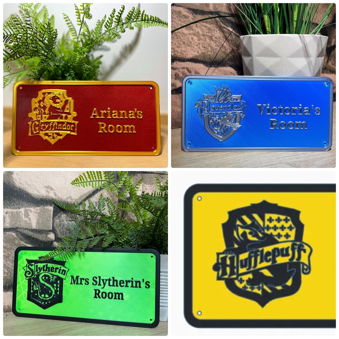 Acrylic Signs HP Houses - Etsy
