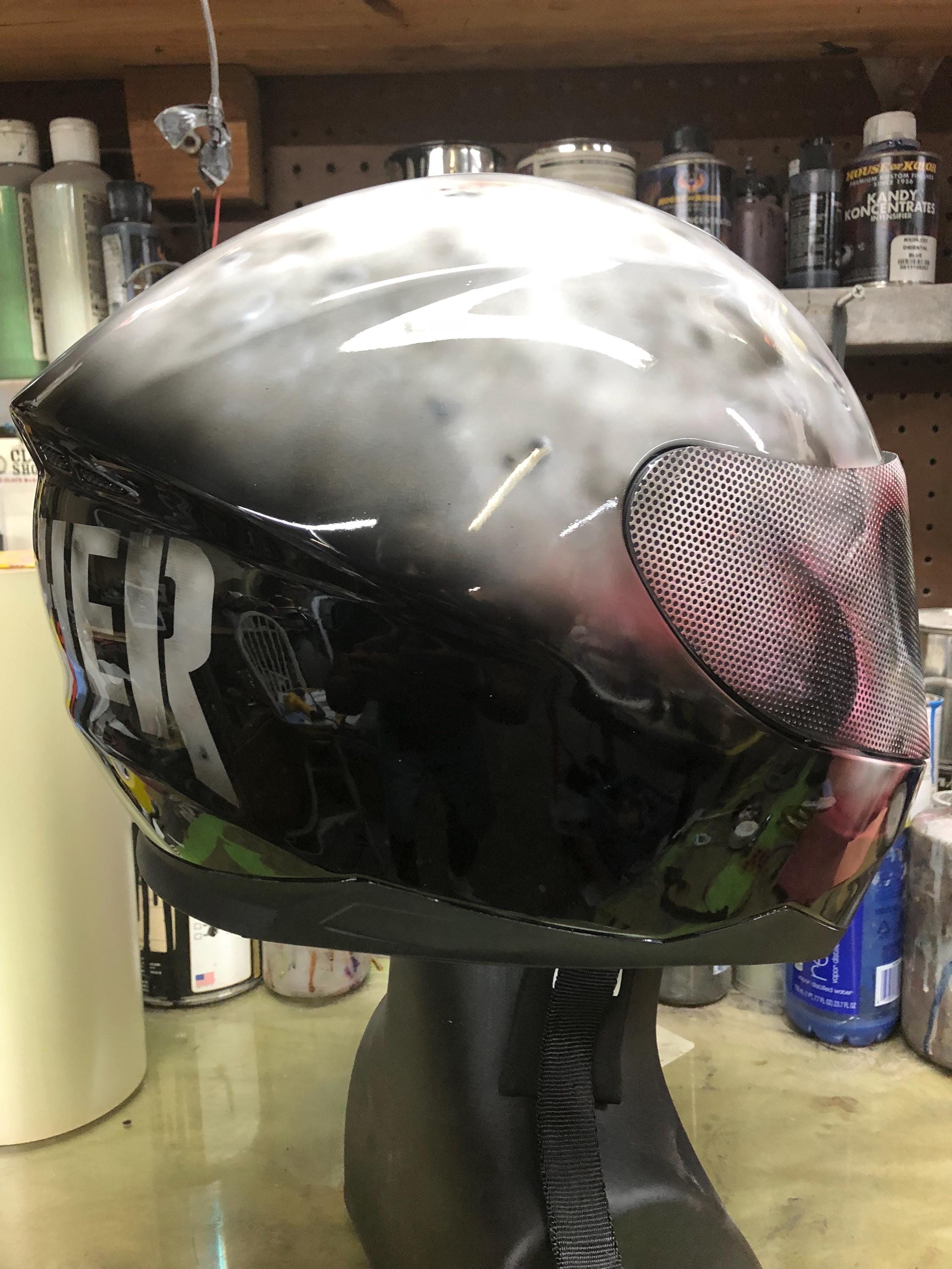 Punisher Themed Professionally Custom Painted Motorcycle Helmet-hjc ...