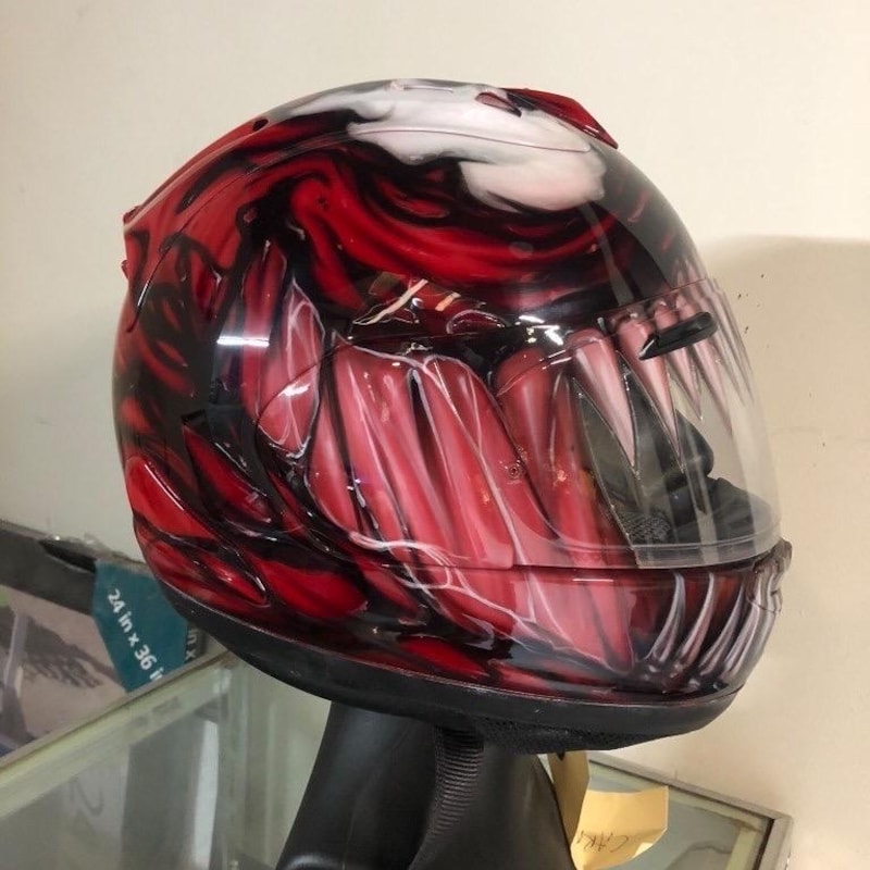 Venom Motorcycle Helmet - Etsy