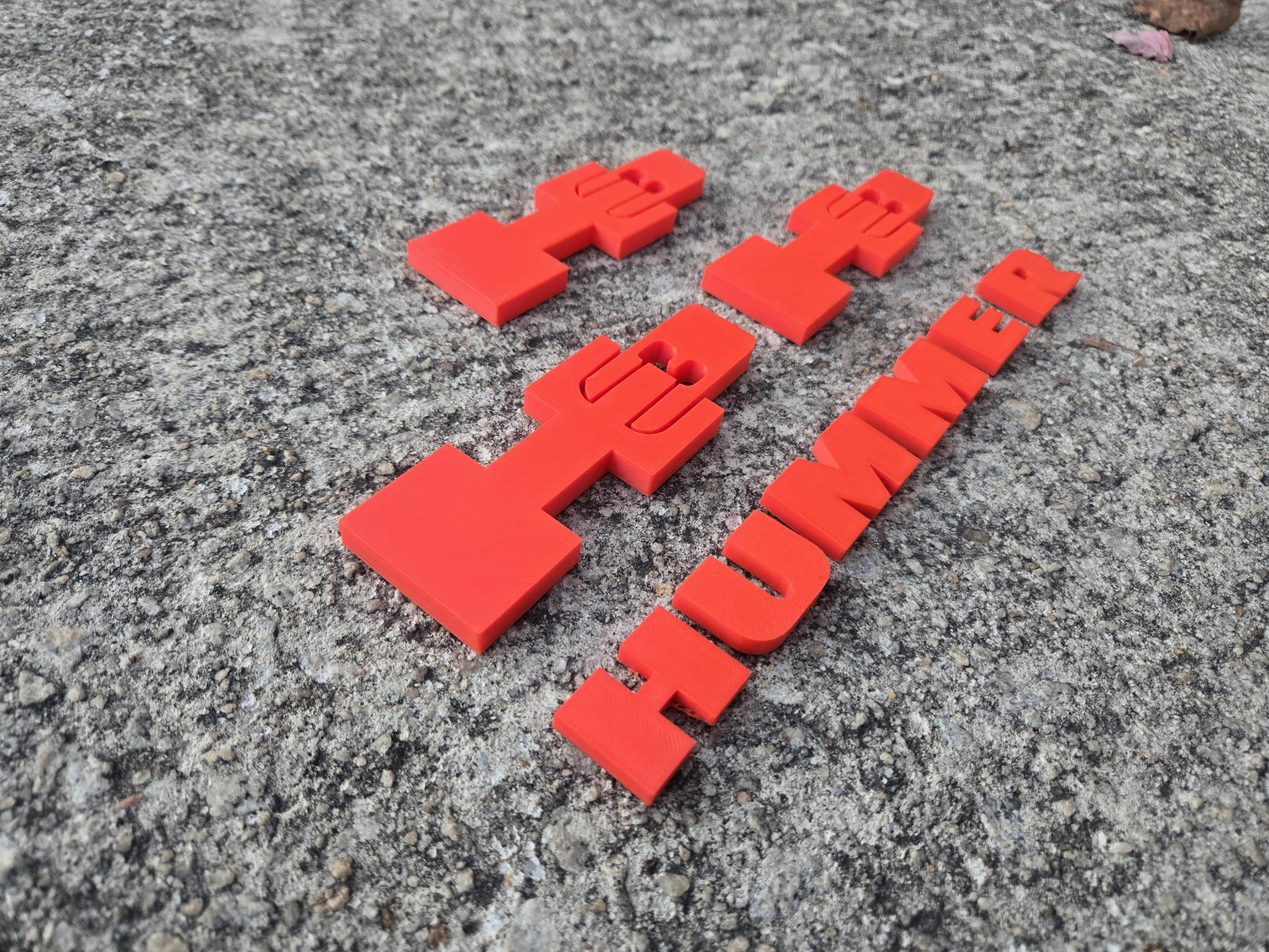 Custom ABS Hummer H3 Badges - Etsy