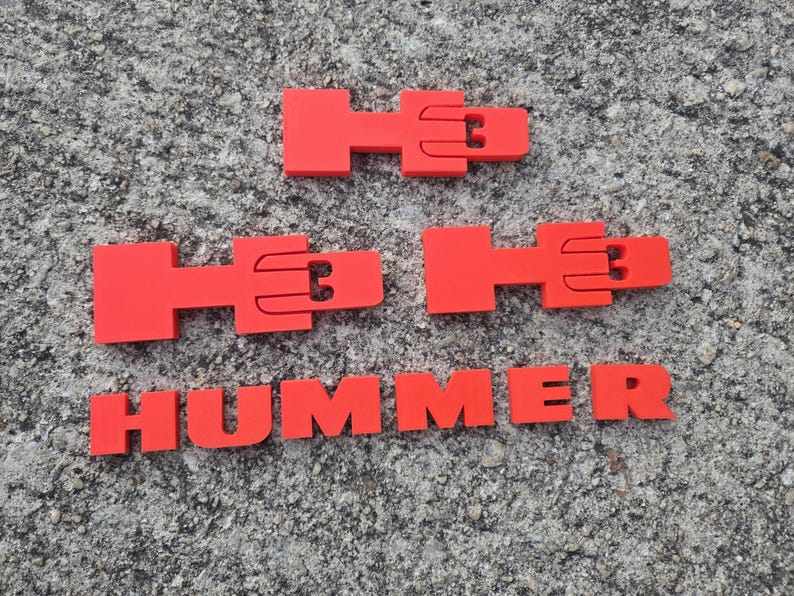 Custom ABS Hummer H3 Badges - Etsy