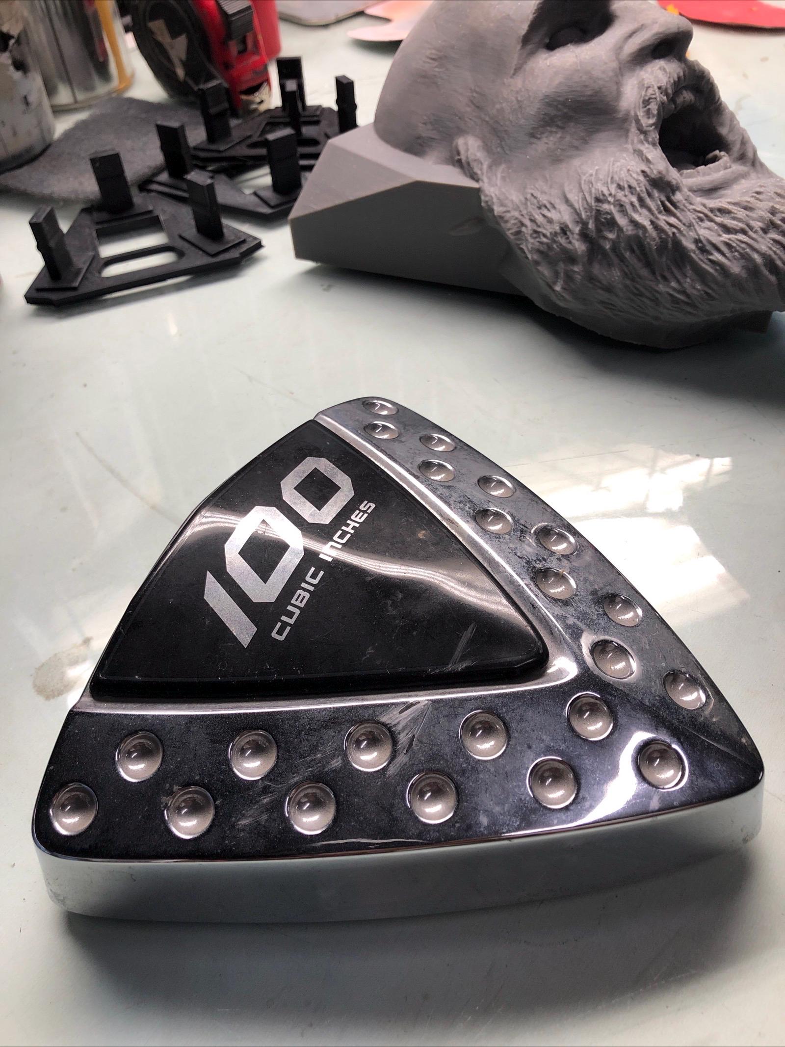 Set of 2-matte Black Victory Logo Custom ABS Cheese Wedges for Victory ...