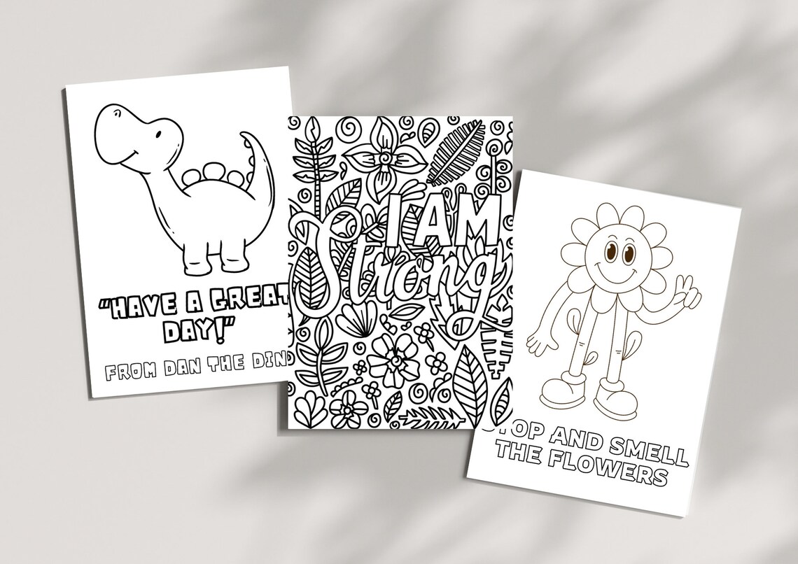 Printable Kids' Colouring Activity Books for Positive Mental Health ...