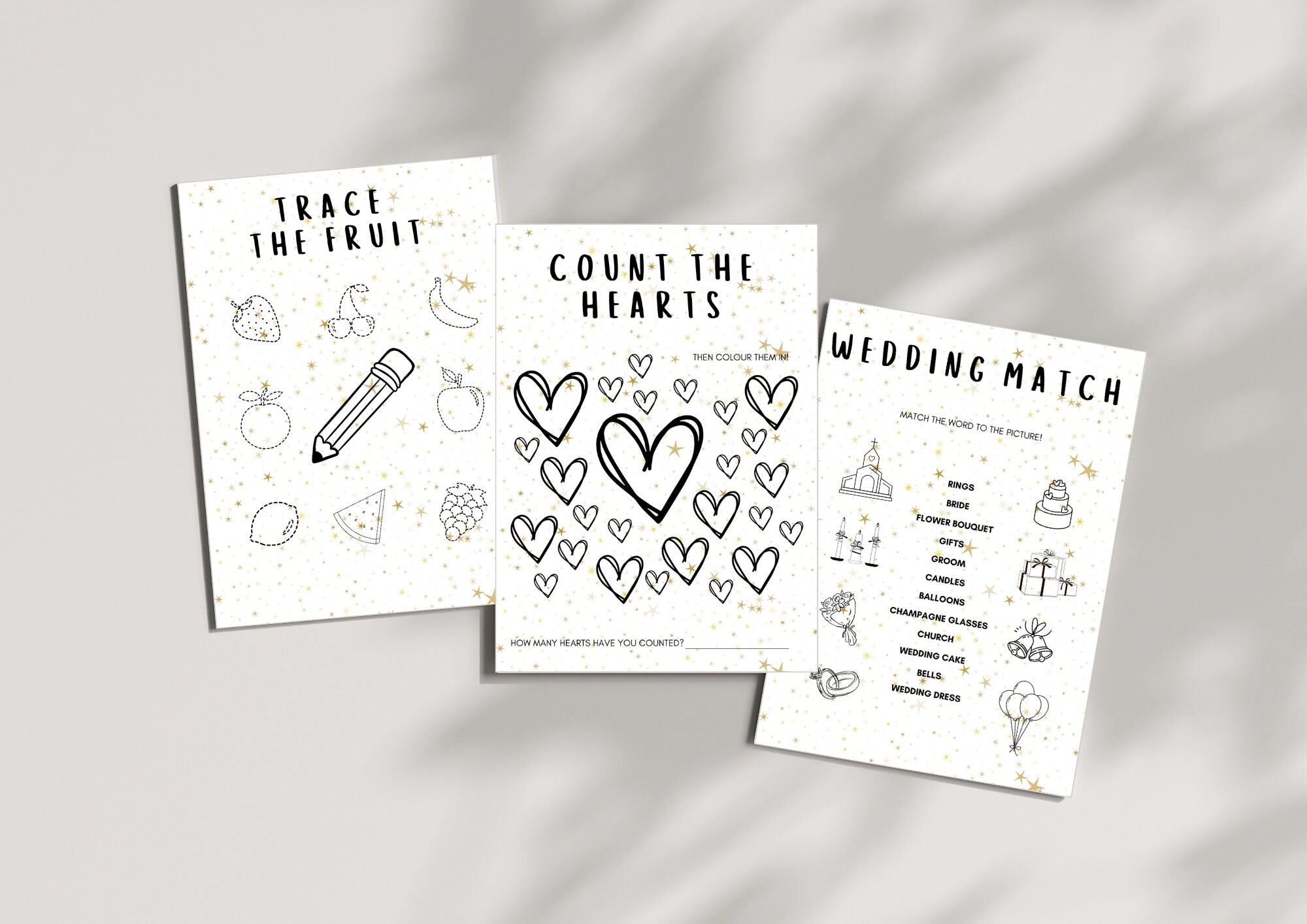 Printable Wedding Activity Book for Kids Instant Download Fun ...