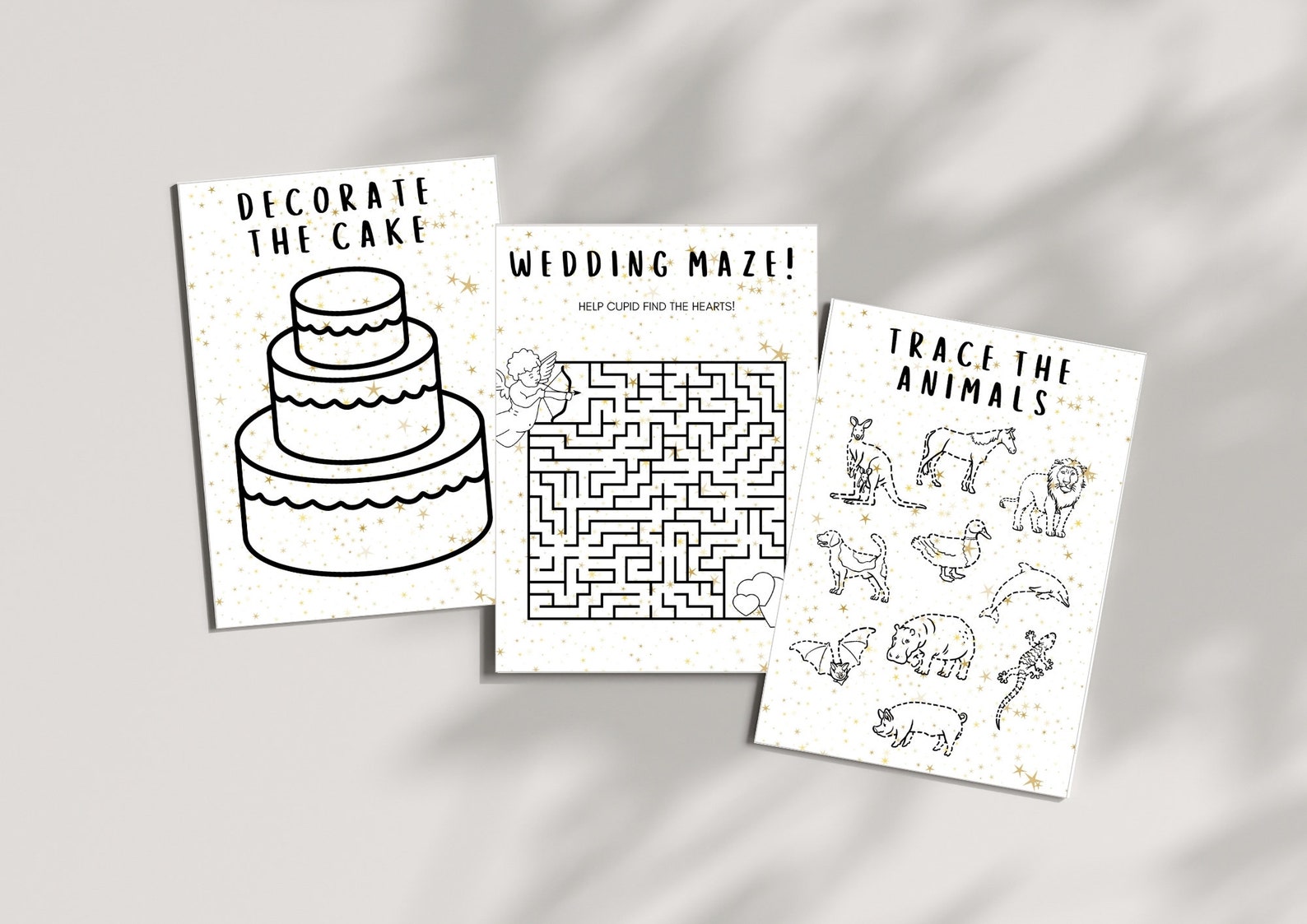Printable Wedding Activity Book for Kids Instant Download Fun ...