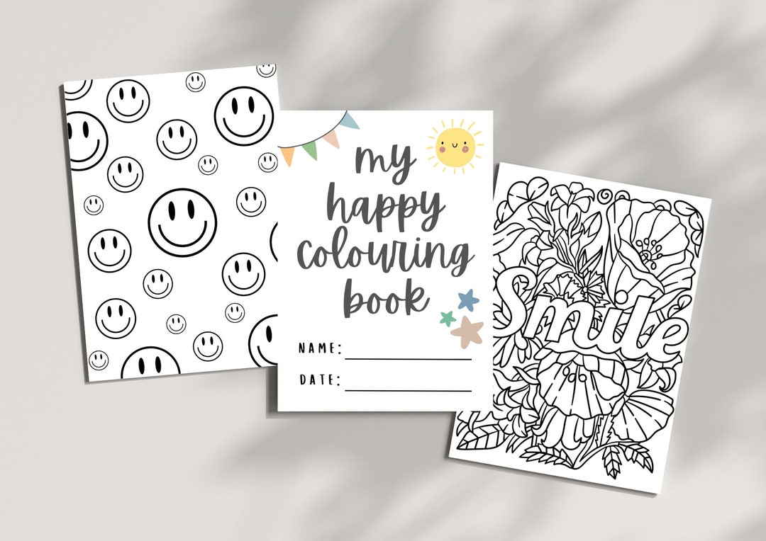 Printable Kids' Colouring Activity Books for Positive Mental Health ...