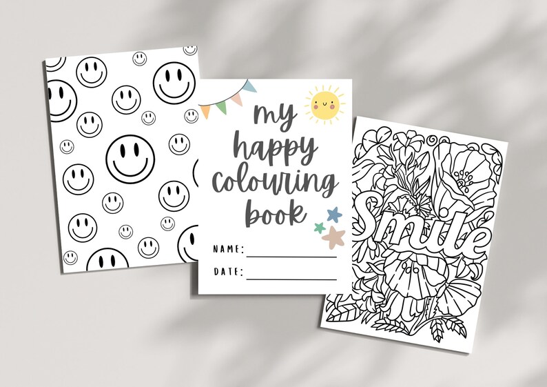 Printable Kids' Colouring Activity Books for Positive Mental Health ...