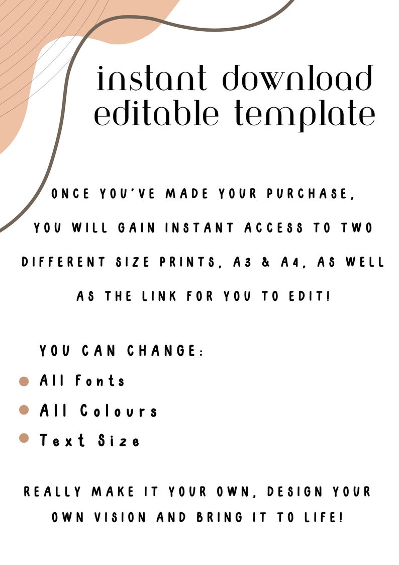 Editable Template for Hen Do Floral Party Welcome Sign Printable ...