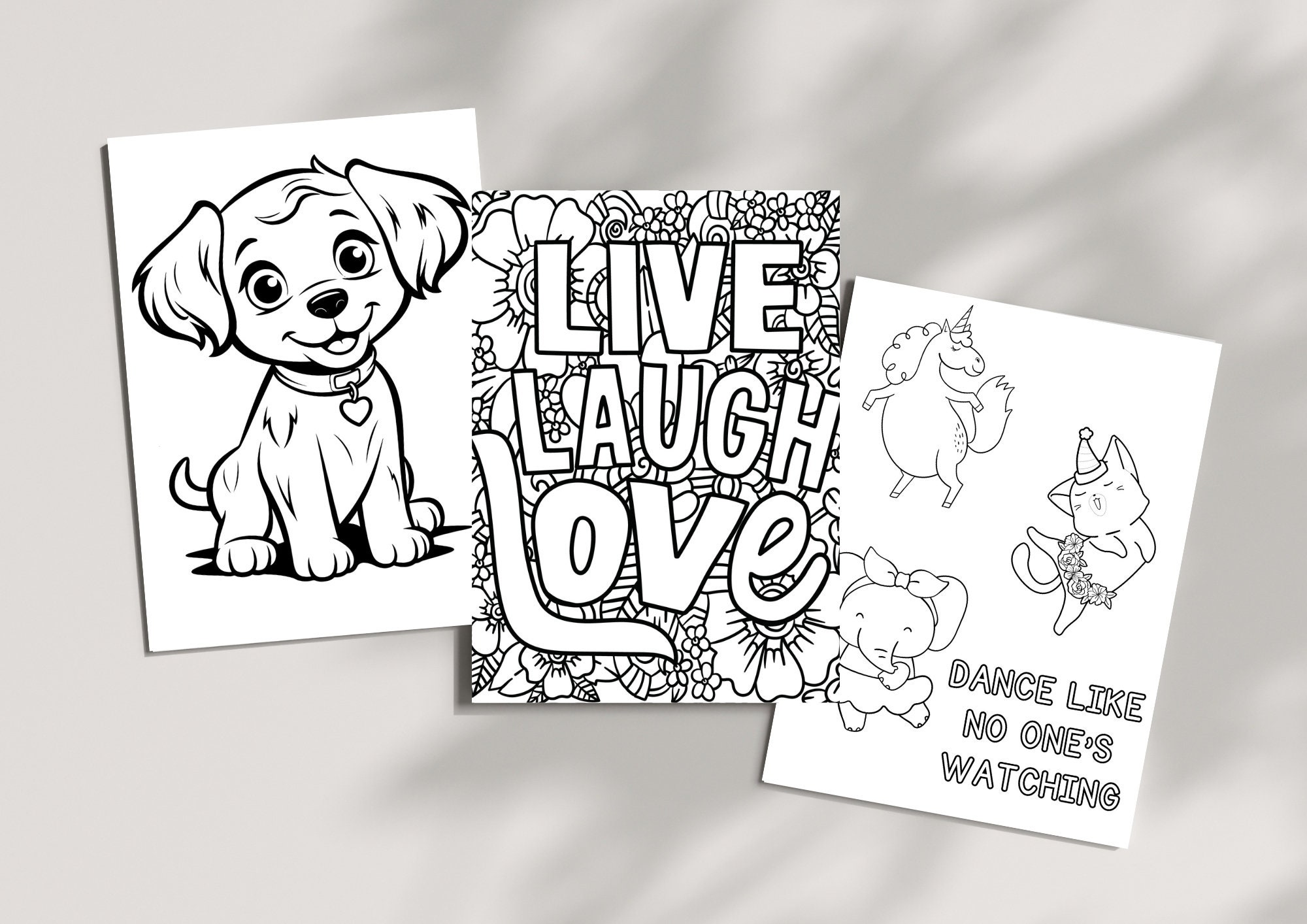 Printable Kids' Colouring Activity Books for Positive Mental Health ...