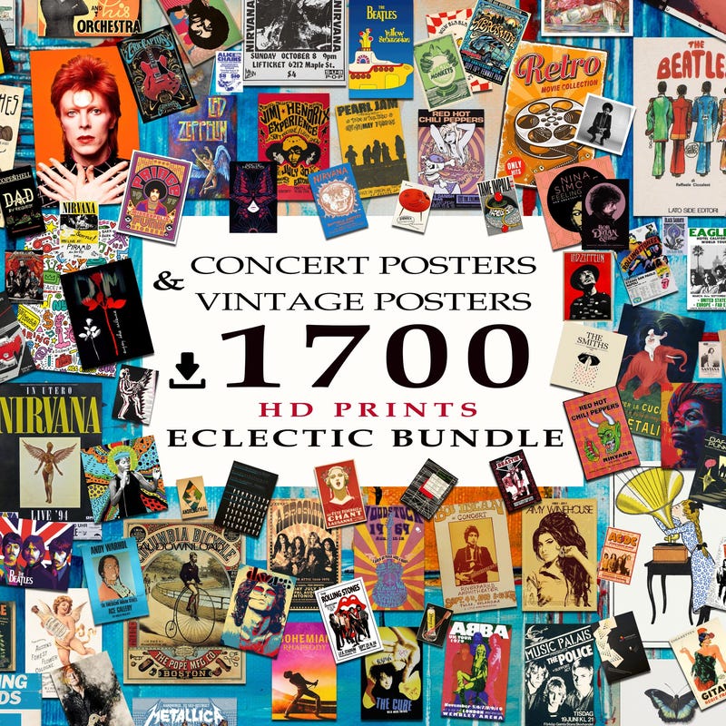 Band Posters - Etsy