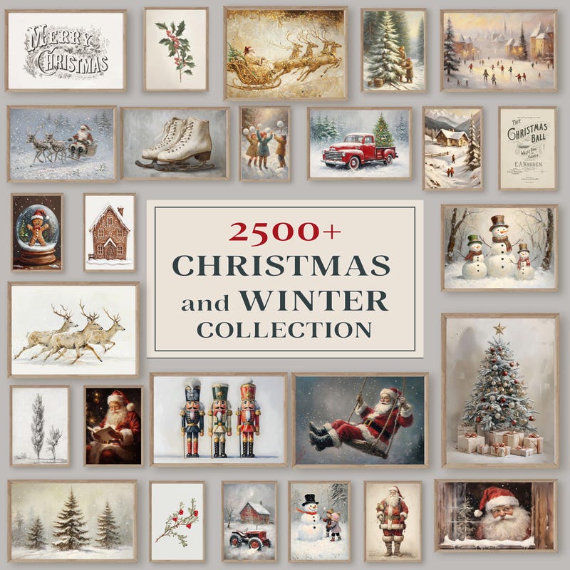 Christmas Prints - Etsy