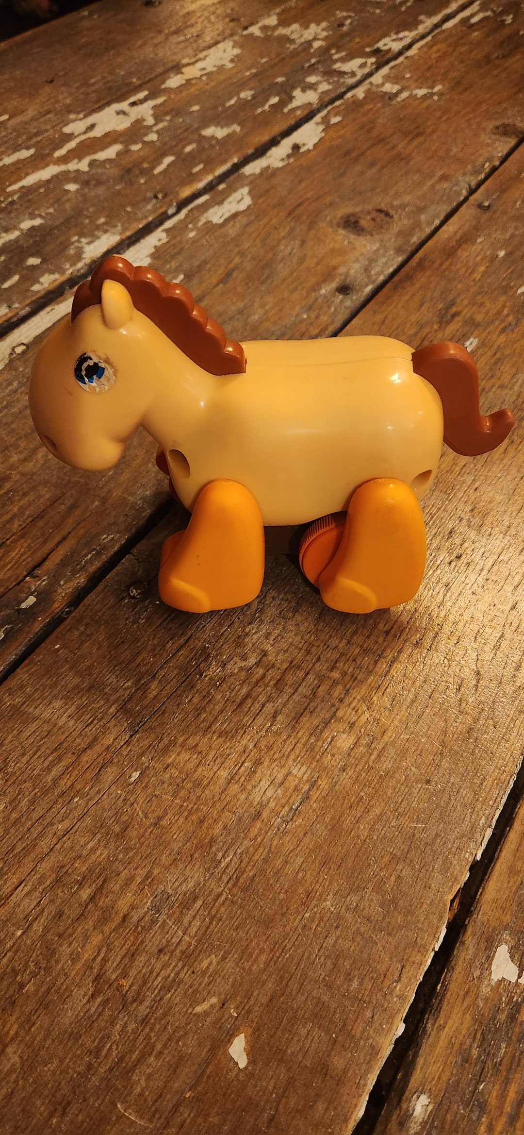 Vintage 80s Horse Toy - Etsy