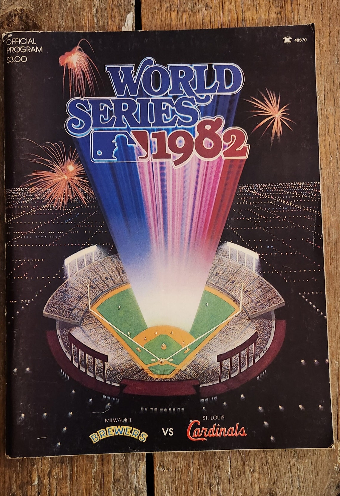 1982 Baseball World Series Program - Etsy