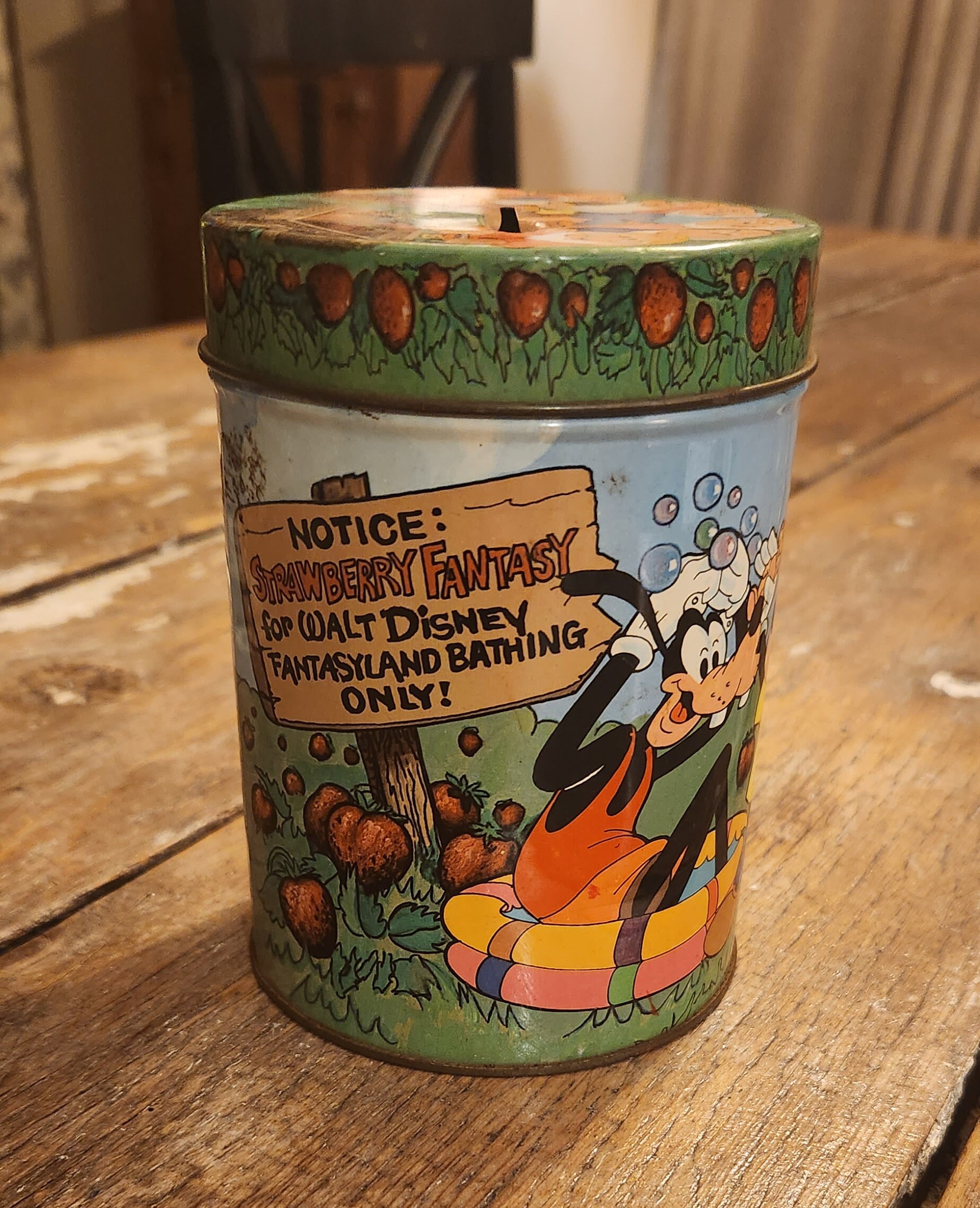 1980's Walt Disney Fantasyland Metal Coin Bank - Etsy