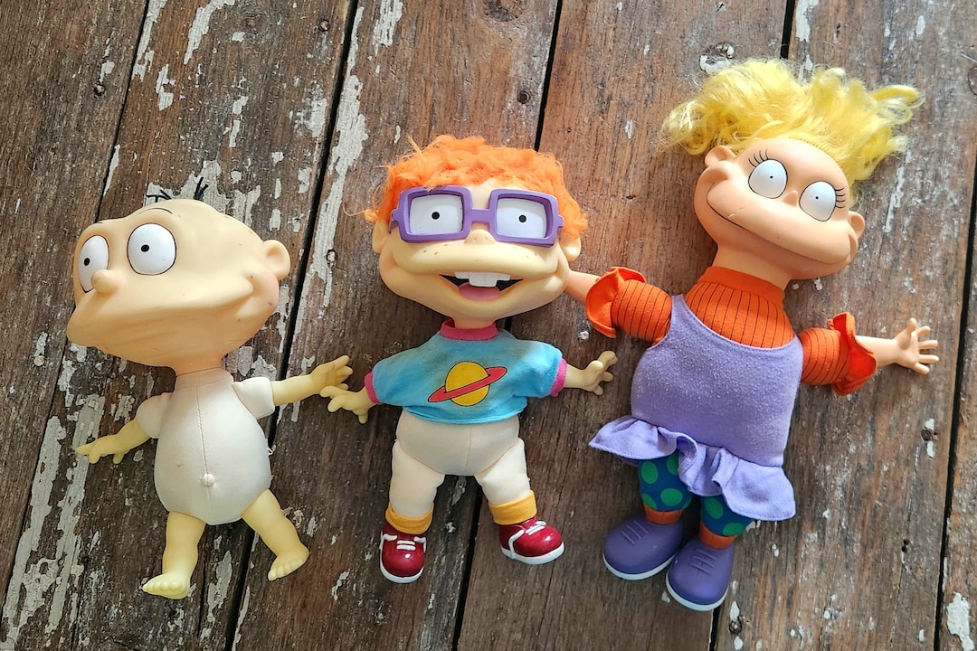 Vintage 1990s Rugrats Dolls; Tommy, Chucky and Angelica - Etsy