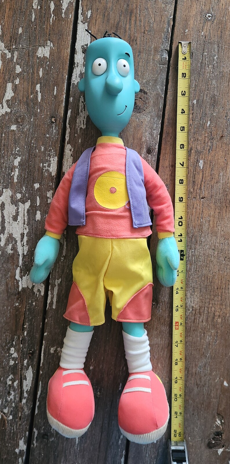 Vintage 1997 Skeeter Valentine, Nickelodeon Disney Doug 18 Plush Doll ...
