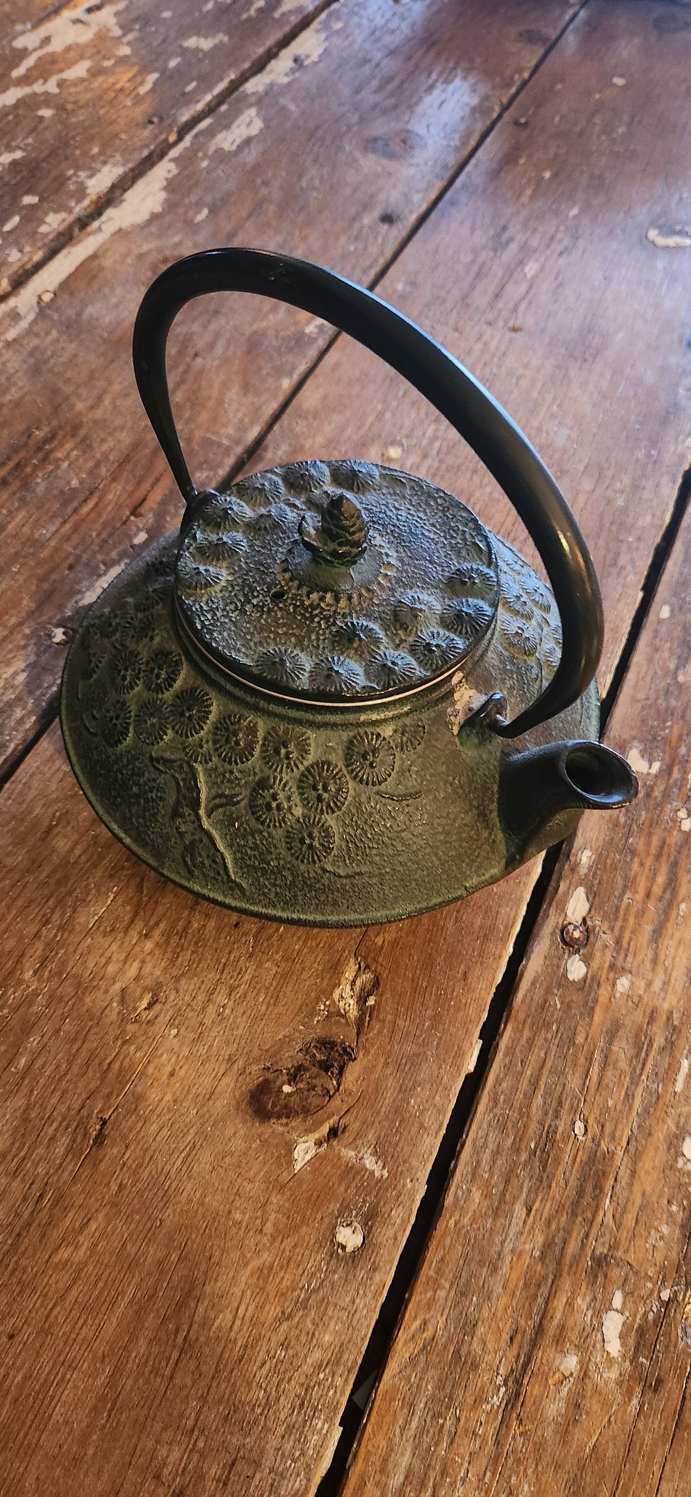 Vintage Cast Iron Tea Pot - Etsy