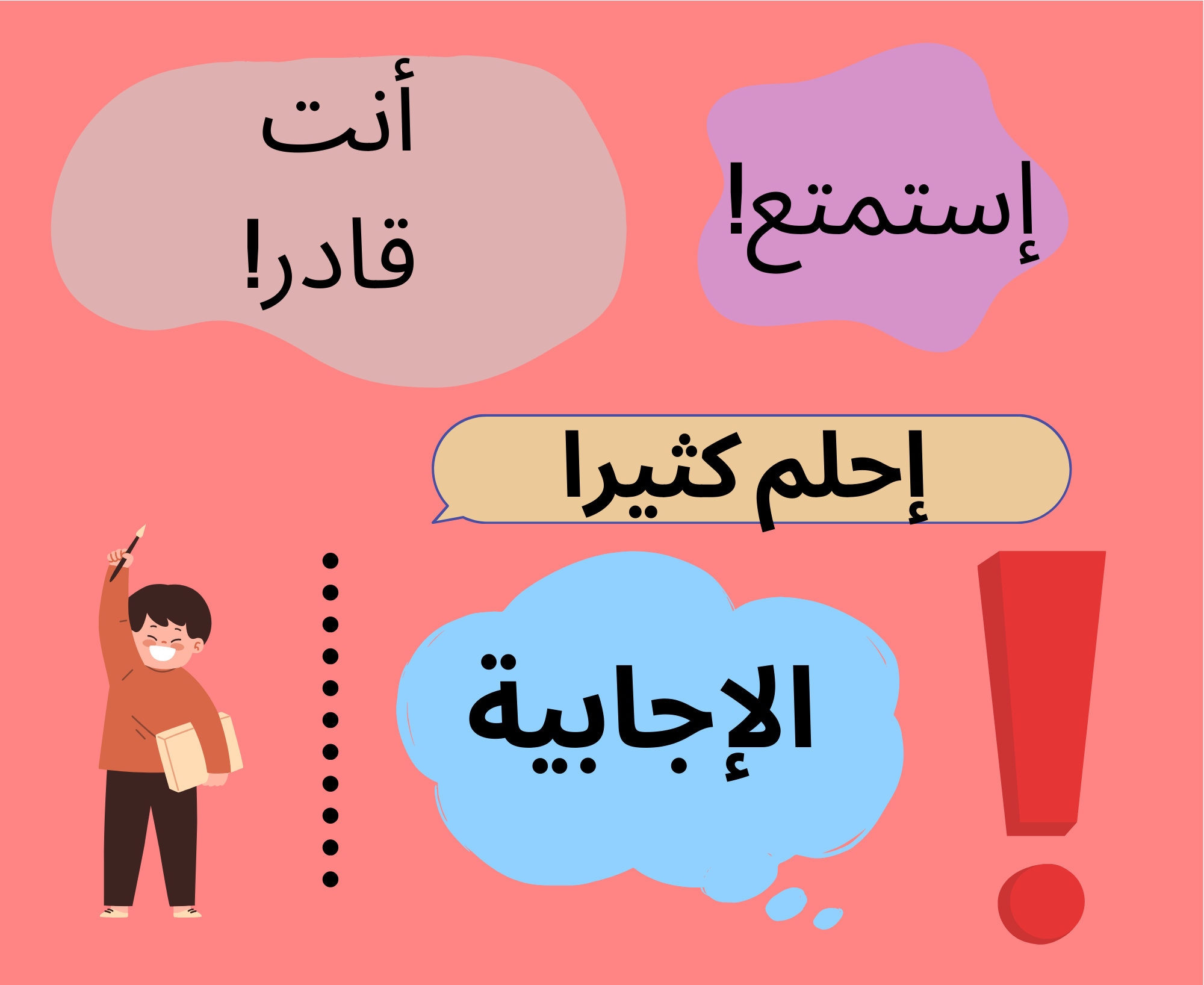 Arabic Motivationalstickers Printable2024self Development Stickersتحفيز ...