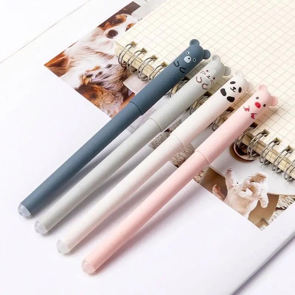 Animal Erasable Pens - Etsy UK