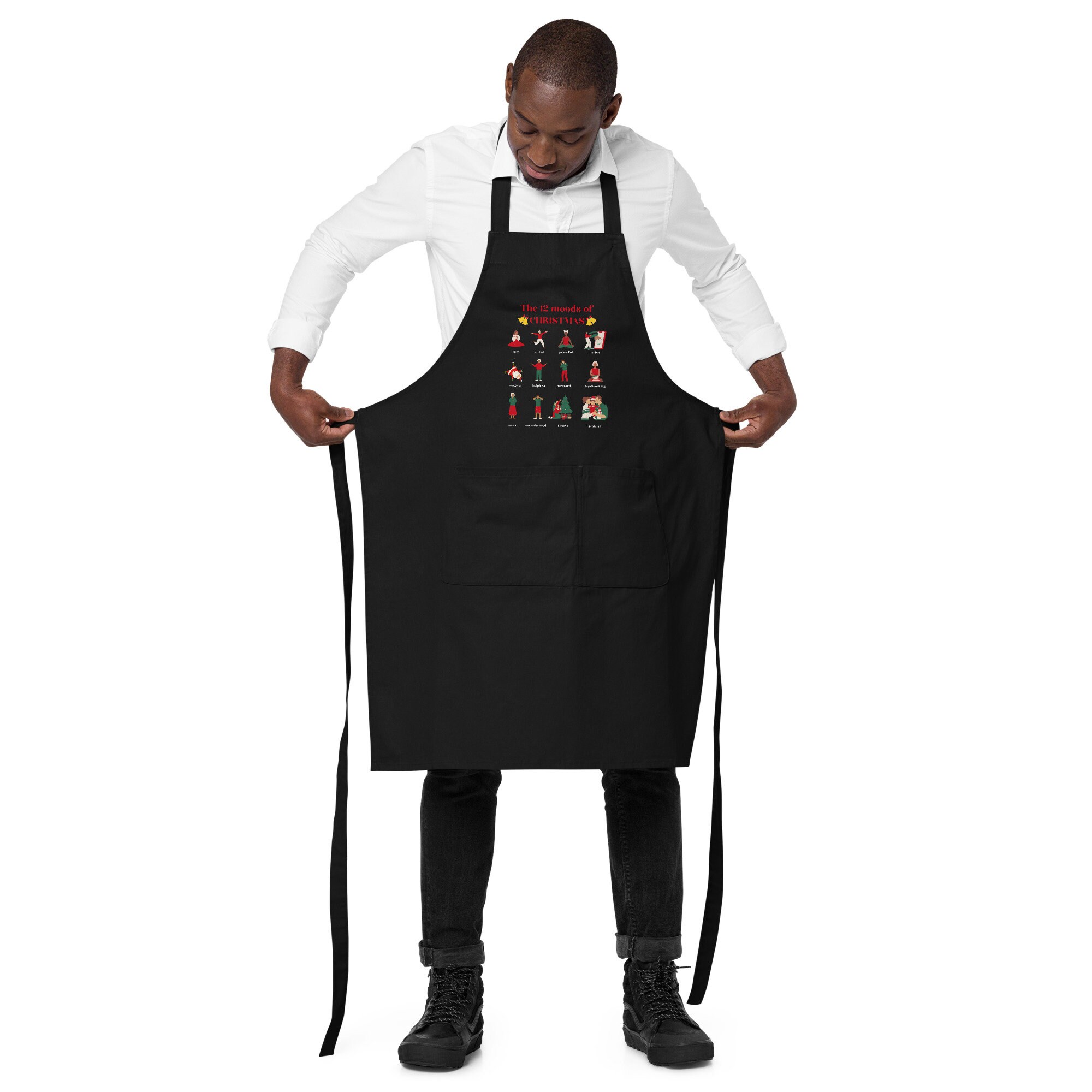 Christmas Cheer 100% Cotton Apron – Festive Holiday Cooking and Baking ...