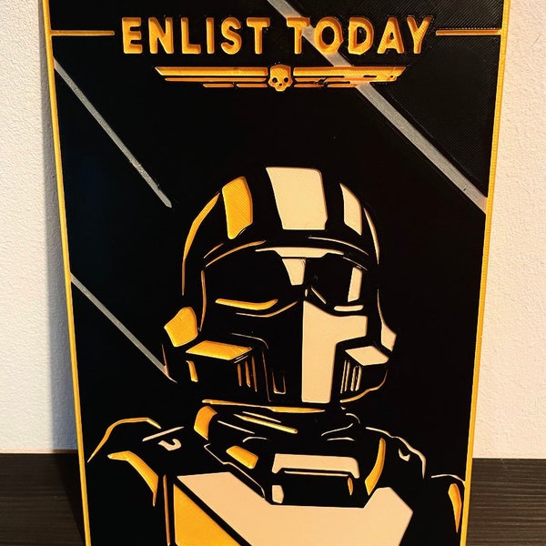 Helldivers Metal Poster - Etsy