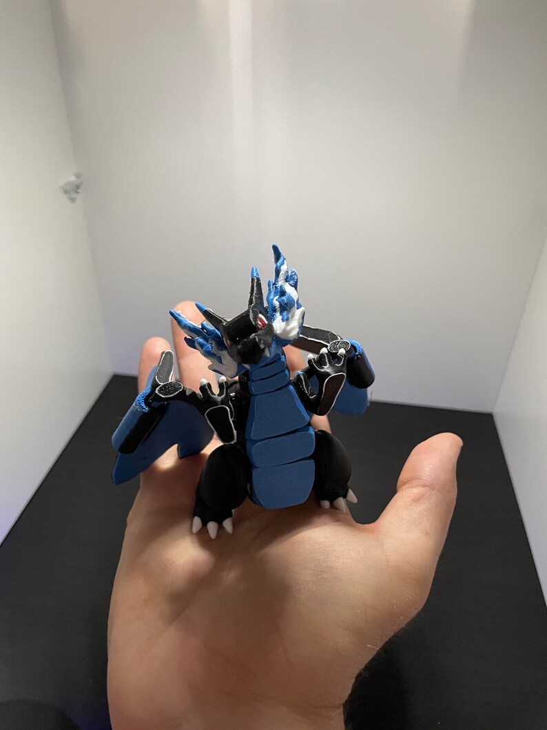Mega Charizard X Flexi Articulated Pokémon - Etsy