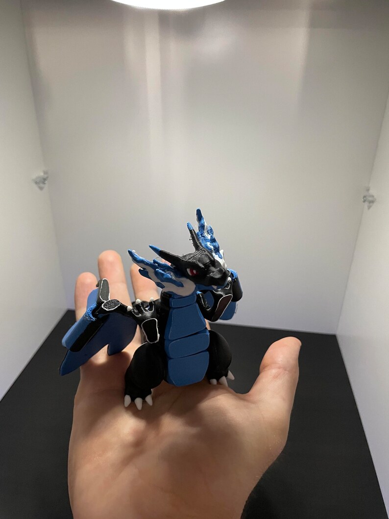Mega Charizard X Flexi Articulated Pokémon - Etsy