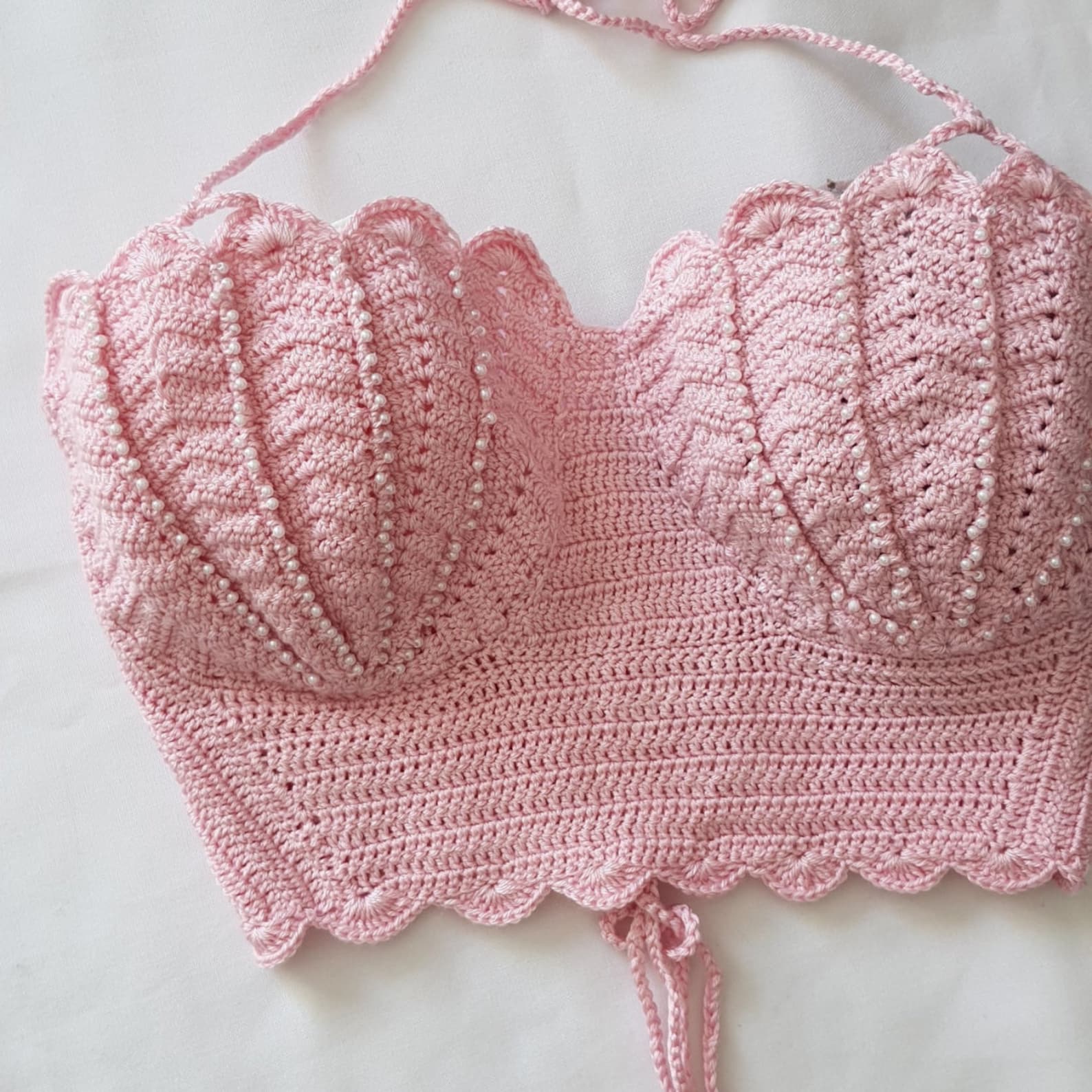 Mermaid Crochet Top I Knit Bikini Top I Knit Mermaid Top I Boho ...