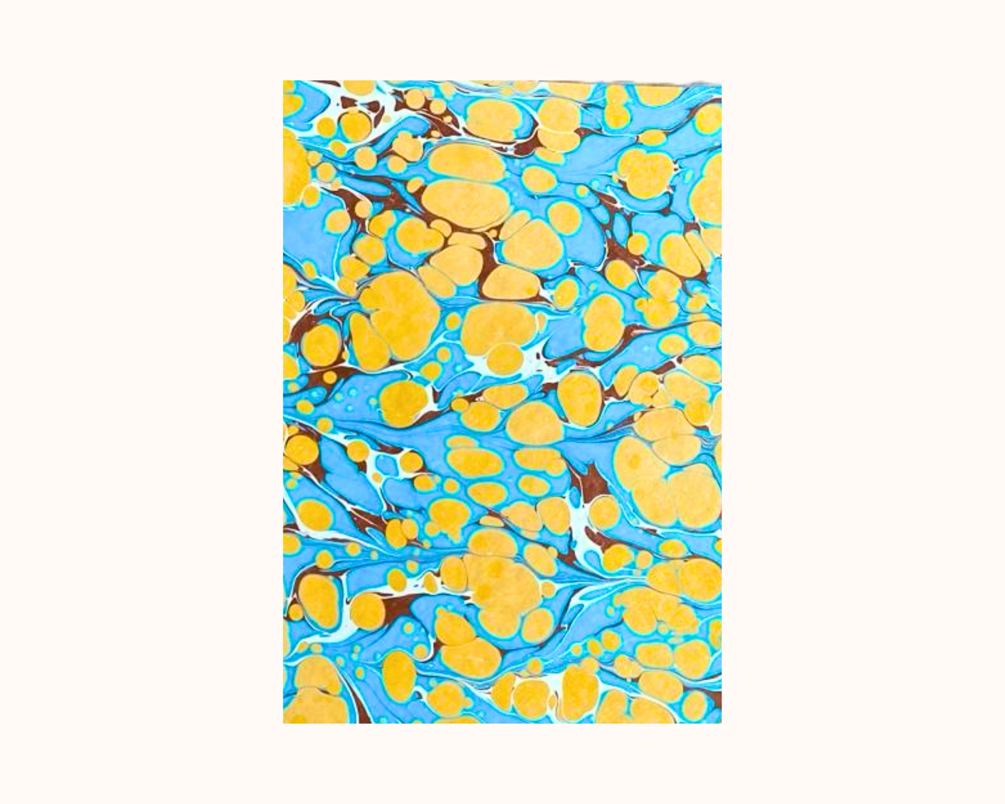 10 Sheets of A4 Size Unique Hand Marbled Papers for Bookbinding ...