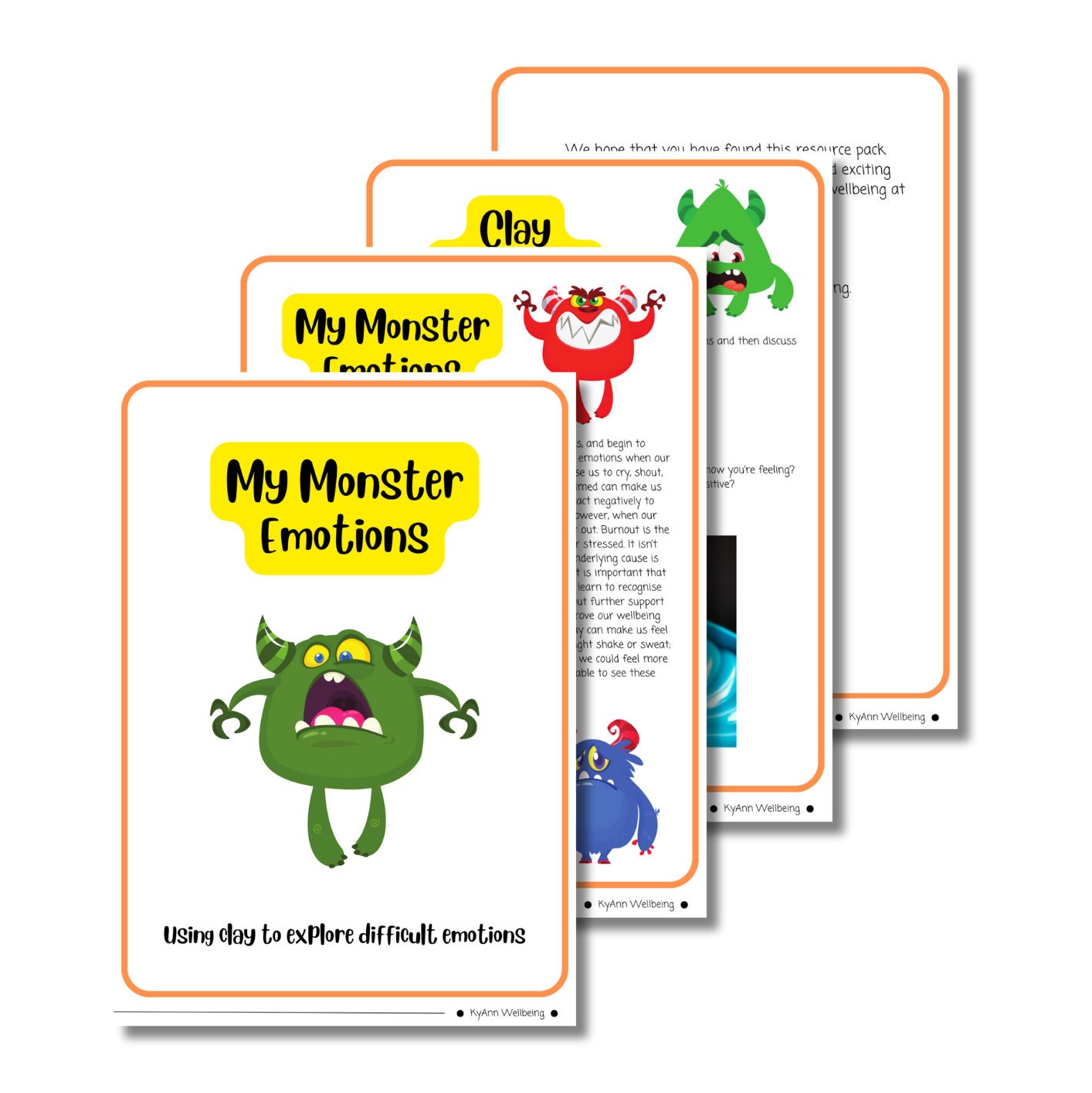 My Monster Emotions Kit - Etsy