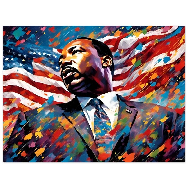 Martin Luther King Jr. Art - Etsy