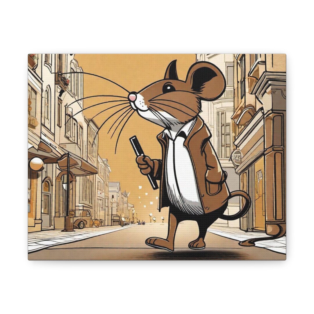Urban Explorer Mouse Canvas Wraps - Etsy