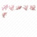 Pink Floral Vines Clipart PNG, Flower Borders, Floral Clipart, Vines ...