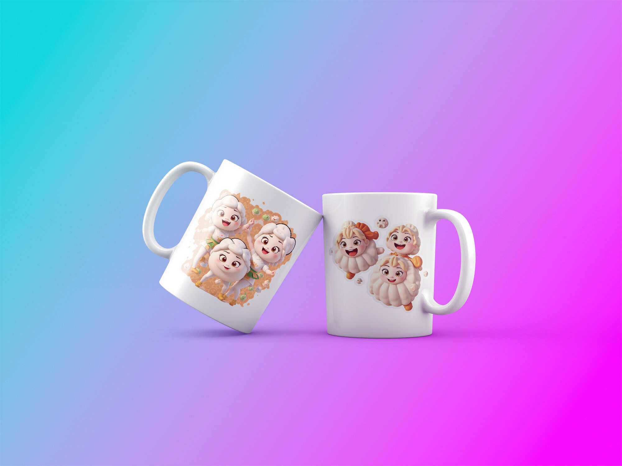 Dancing Dumplings Sticker, Sticker Png Bundle, Printable Stickers ...