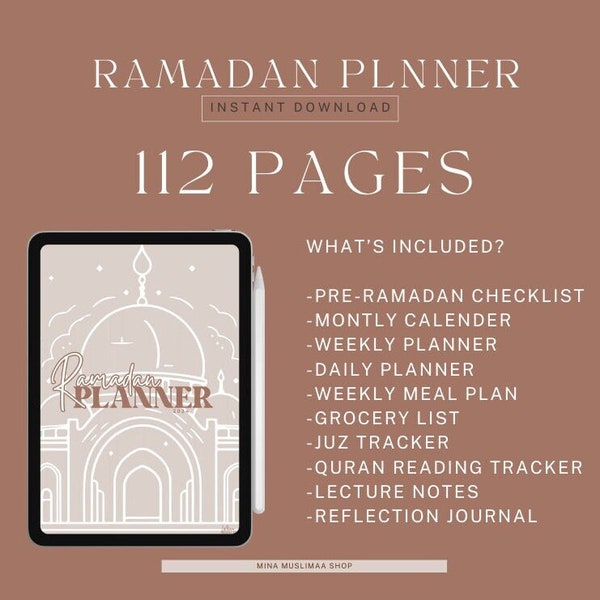 Muslim Daily Planner - Etsy